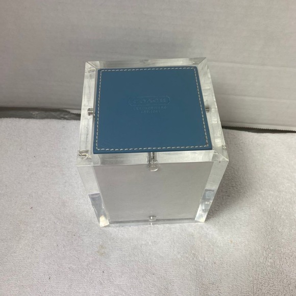 Coach | Accents | Coach Blue Picture Frame Cube | Poshmark